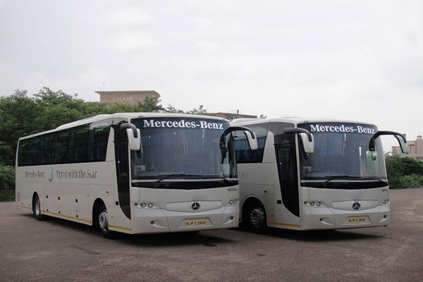 Mercedes Bus Hire Delhi, Rent Mercedes Benz Coaches - Bus Hire Delhi